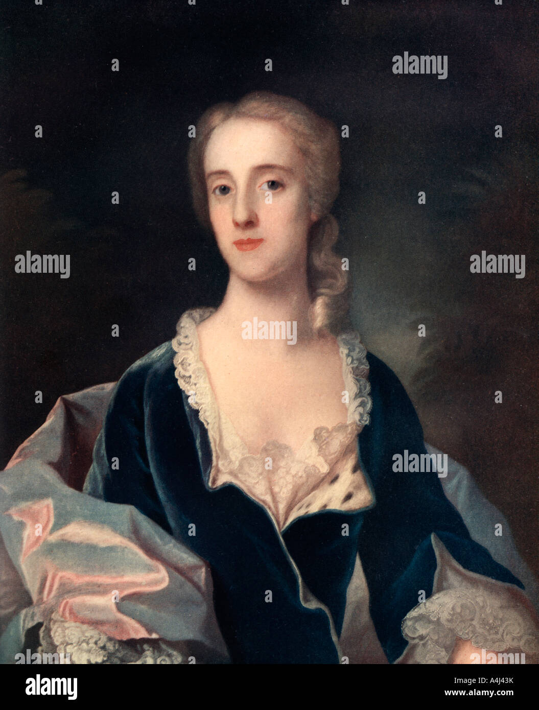 'Miss Hannah Russell', 18th century (1912).Artist: William Hoare Stock ...