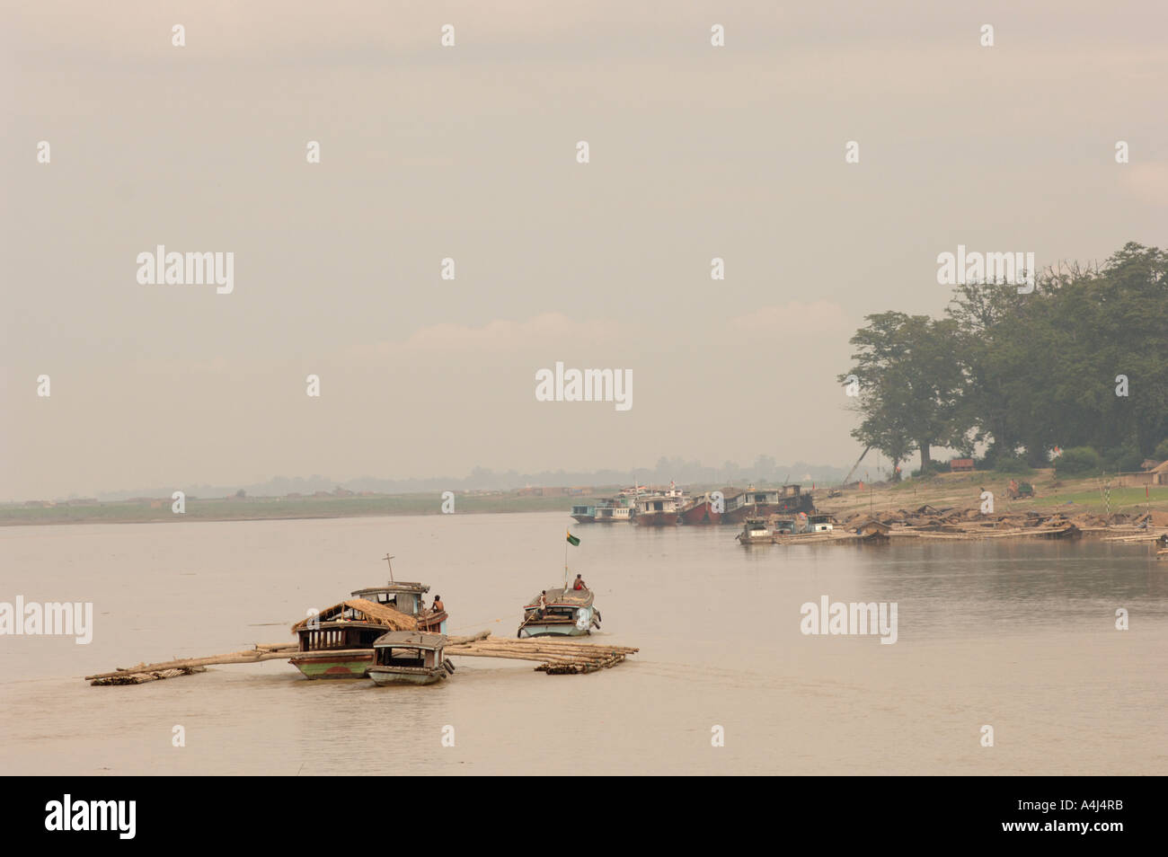 Myanmar Irrawaddy River Stock Photo - Alamy