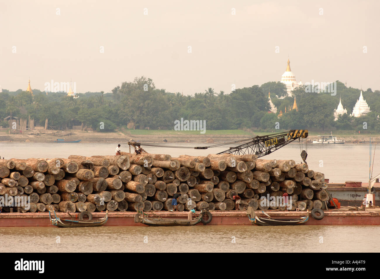 Myanmar Irrawaddy River Stock Photo - Alamy