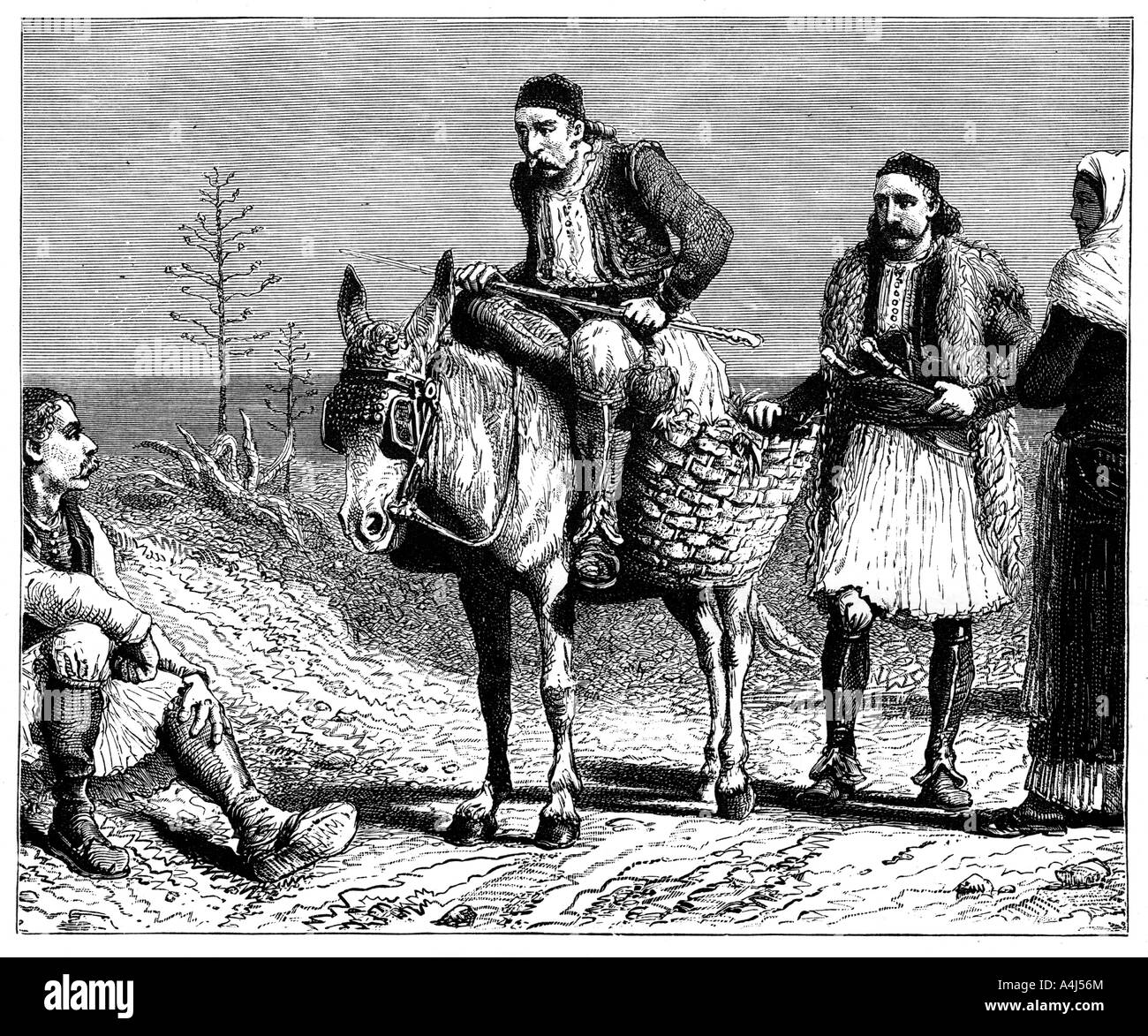 Fustanella greek costume hi-res stock photography and images - Alamy