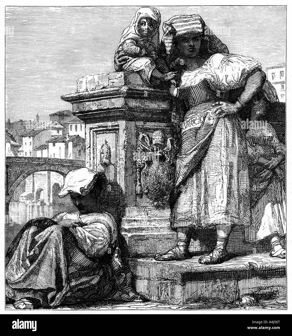 Rome Poverty Black and White Stock Photos & Images - Alamy