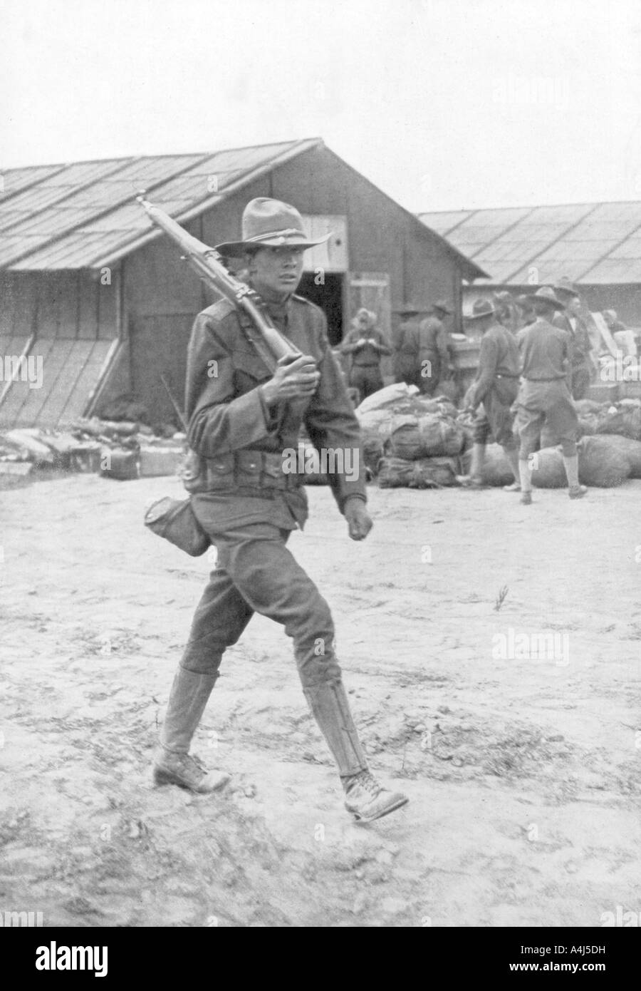 American on western front ww1 hi-res stock photography and images - Alamy