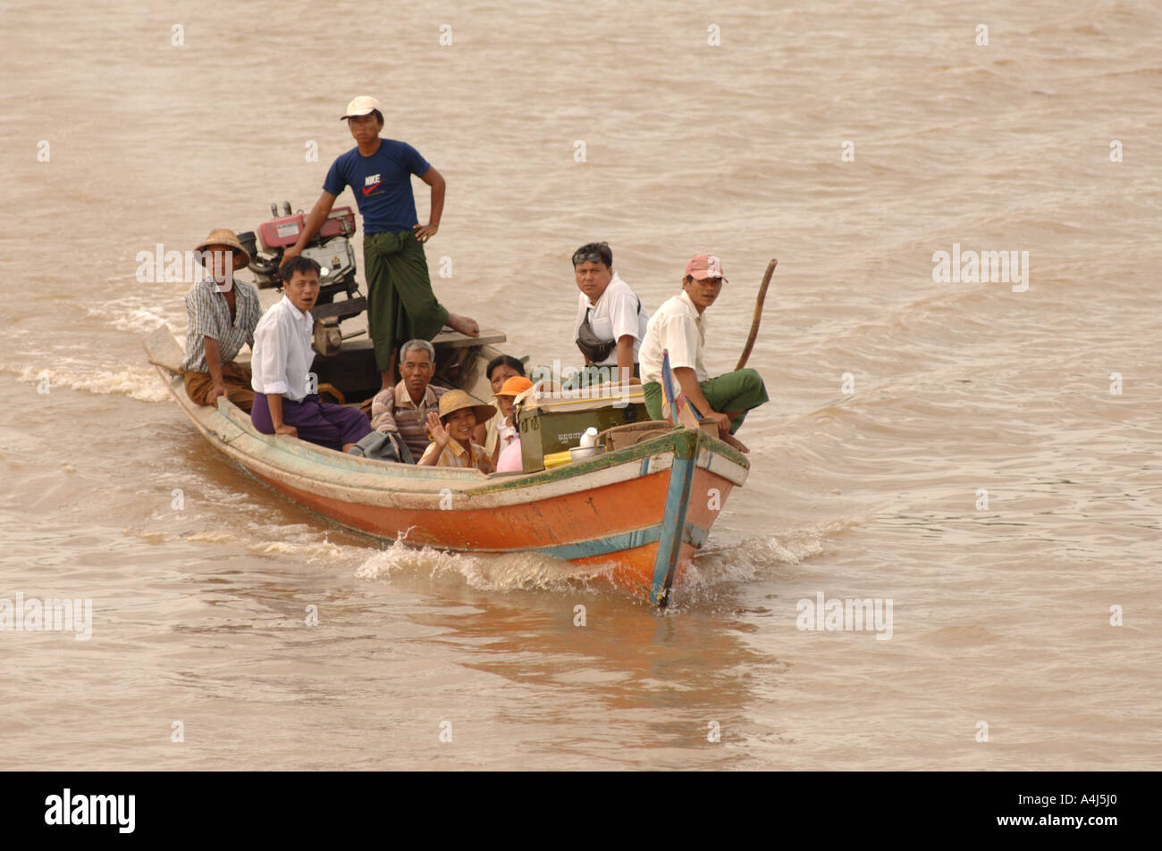 Myanmar Irrawaddy River Stock Photo - Alamy