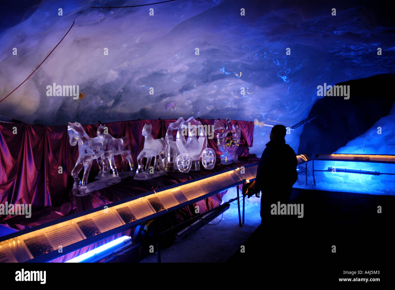 Switzerland Klein Matterhorn Ice Grotto Stock Photo - Alamy