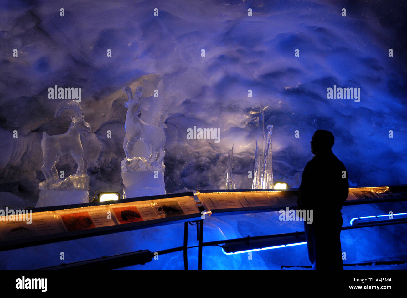 Switzerland Klein Matterhorn Ice Grotto Stock Photo - Alamy