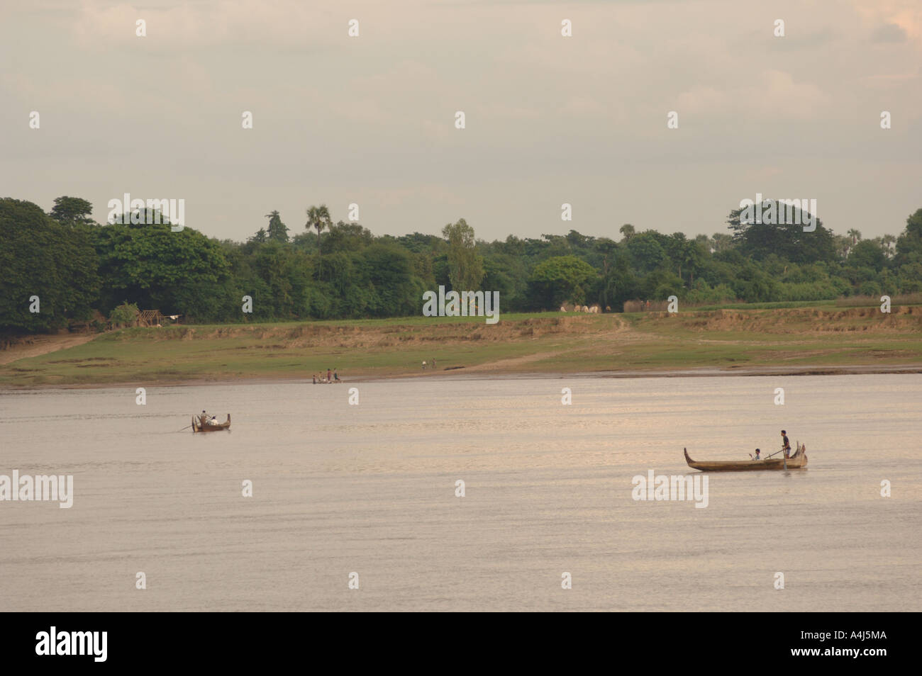 Myanmar Irrawaddy River Stock Photo - Alamy