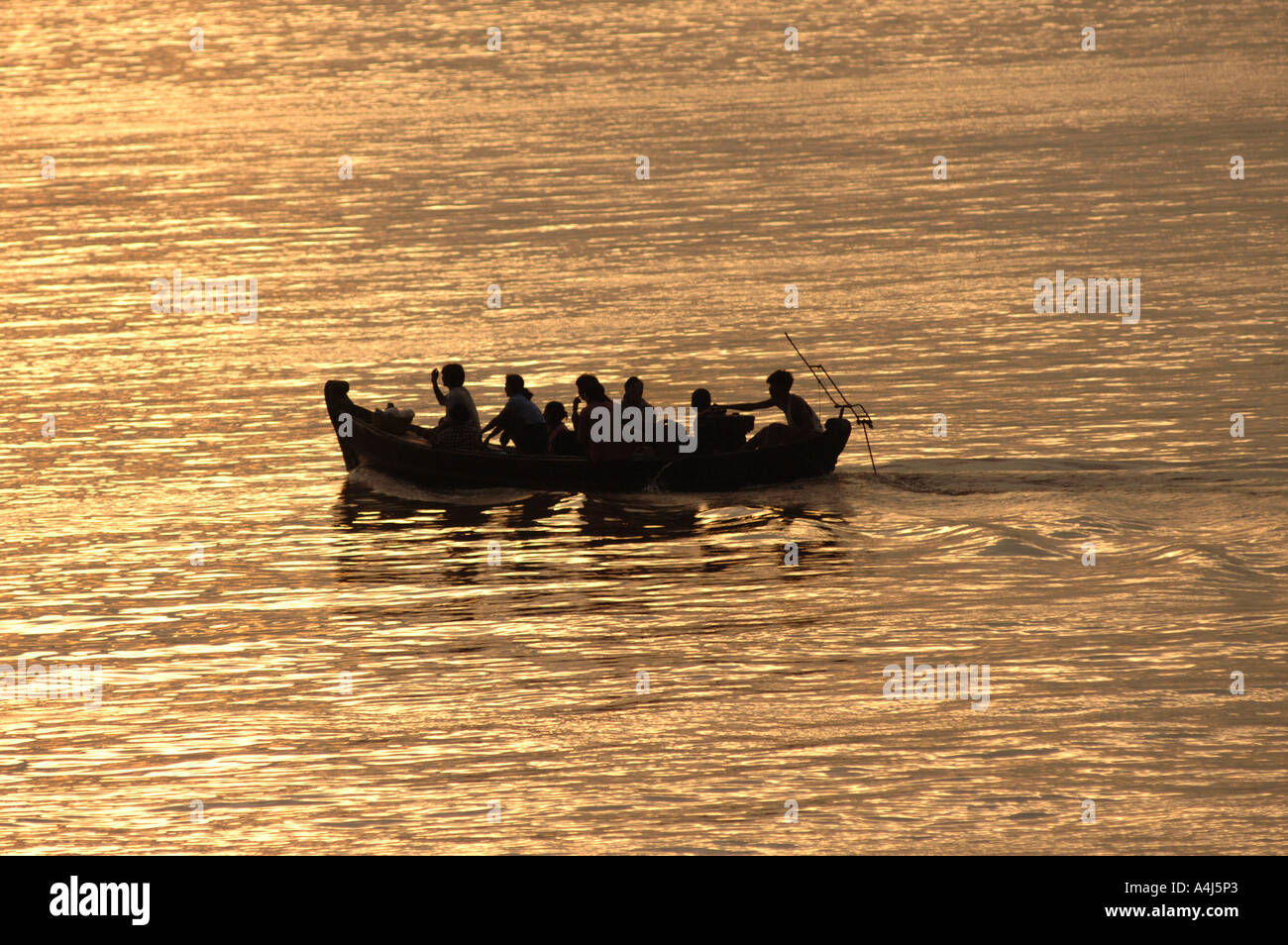 Myanmar Irrawaddy River Stock Photo - Alamy