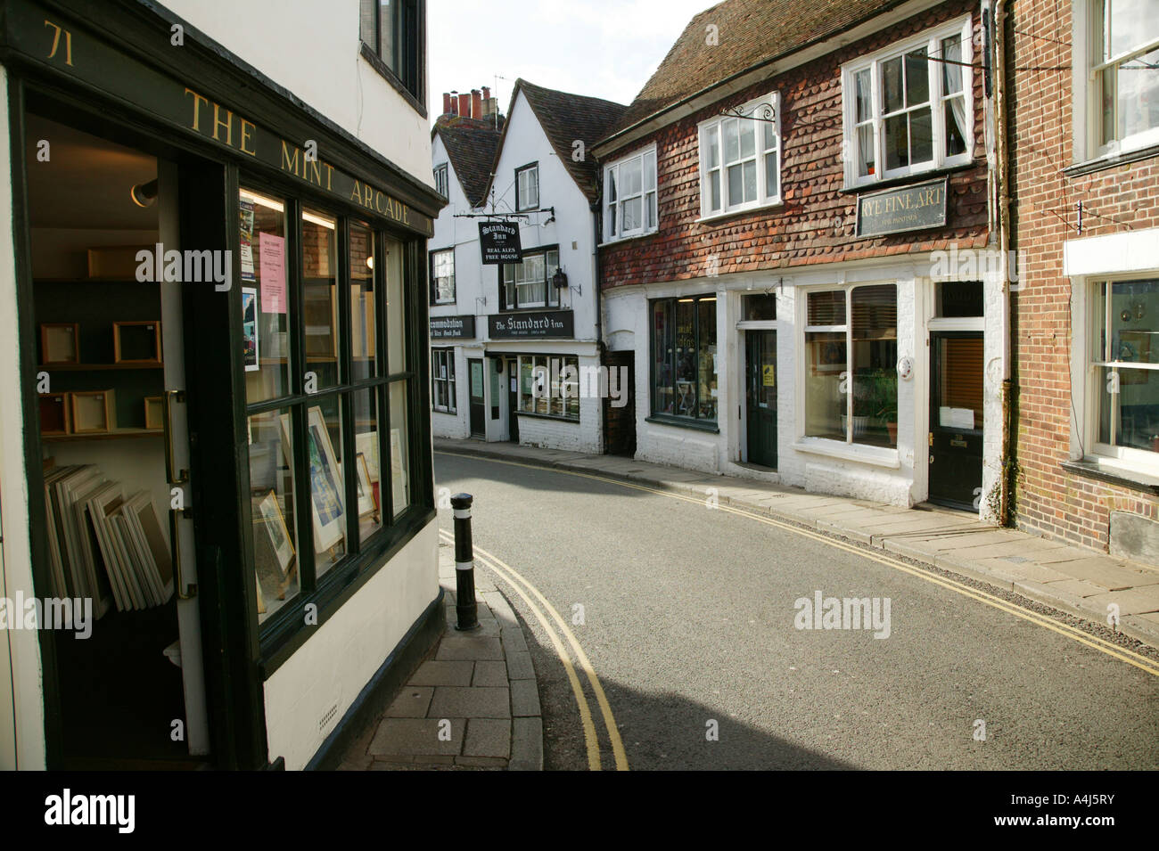 Shops on a slope hi-res stock photography and images - Alamy