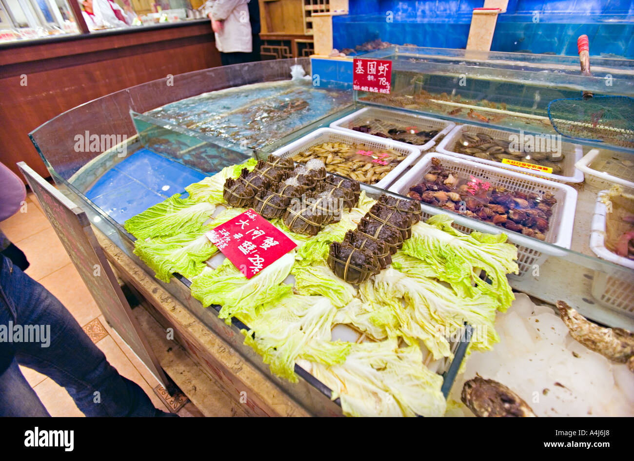 Chinese restaurant fish tanks hi-res stock photography and images - Alamy