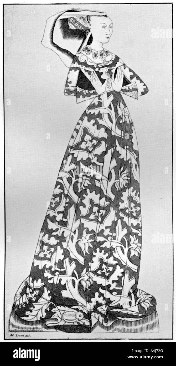 Margaret, Lady Peyton, c1484, (1910). Artist: Unknown Stock Photo - Alamy