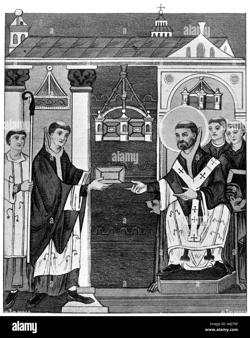 Medieval abbot hi-res stock photography and images - Alamy