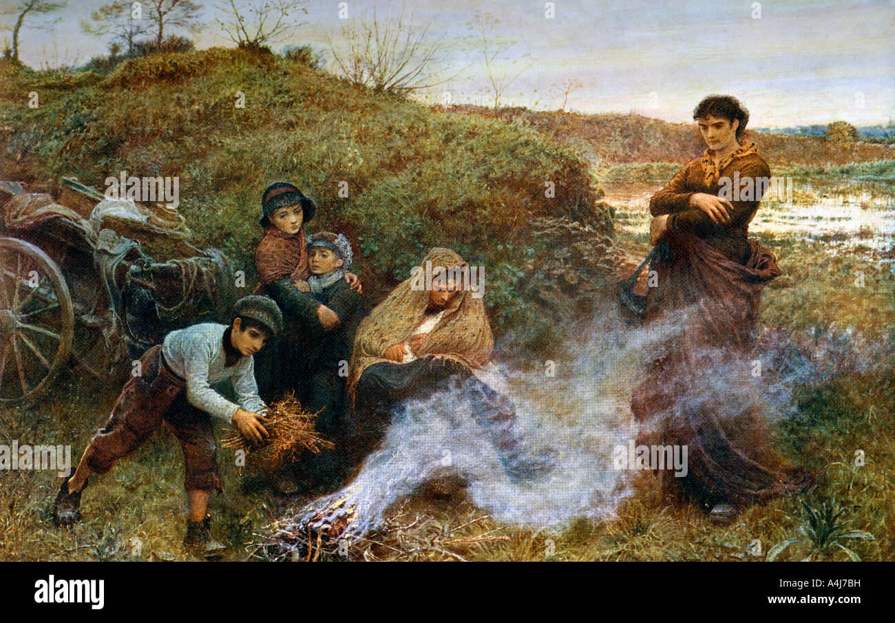 'The Vagrants', 1868, (1912).Artist: Fred Walker Stock Photo - Alamy