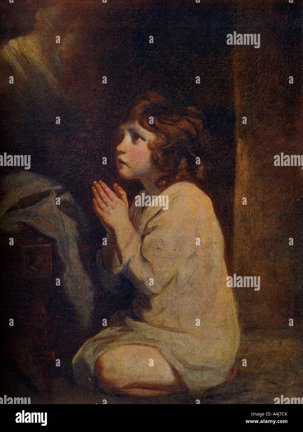 'The Infant Samuel', c1776, (1912).Artist: Sir Joshua Reynolds Stock ...