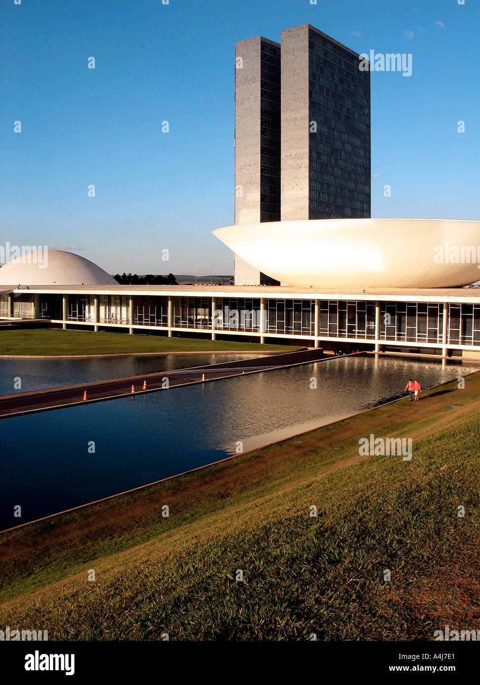 Brazilian National Congress Building Stock Photo - Alamy
