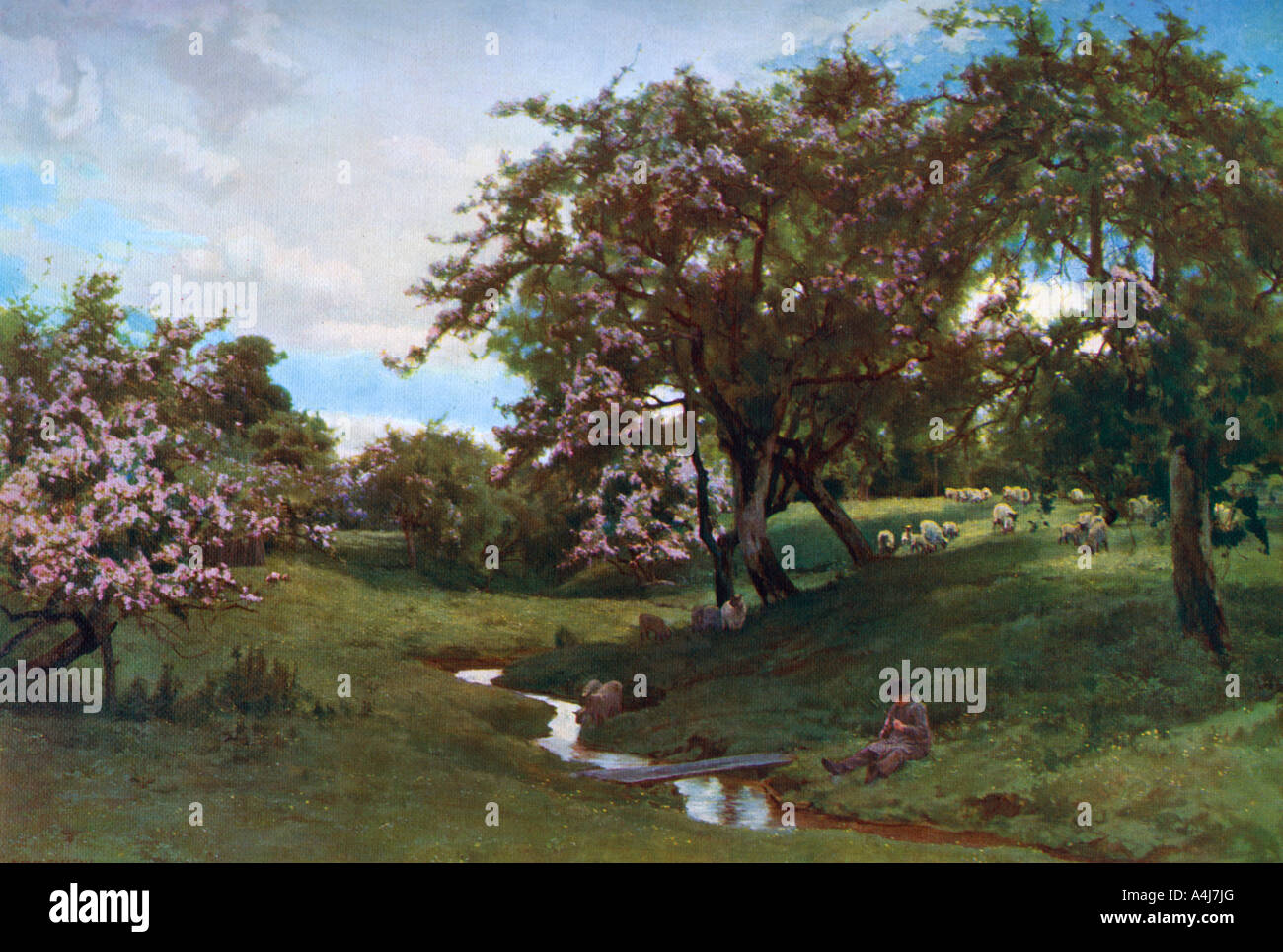 `When Nature Painted all Things Gay,' 1887, (1912).Artist: Alfred ...