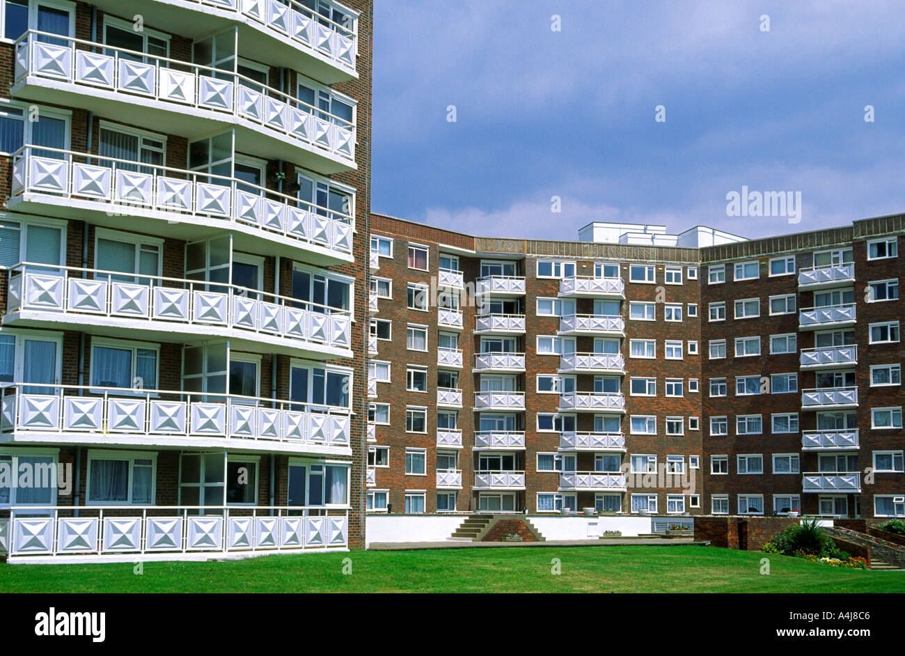 Brick building accommodation blocks hi-res stock photography and images ...