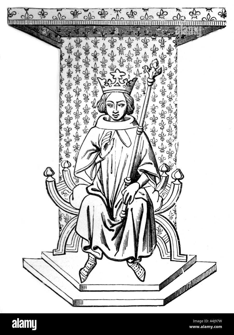 King louis ix throne hi-res stock photography and images - Alamy