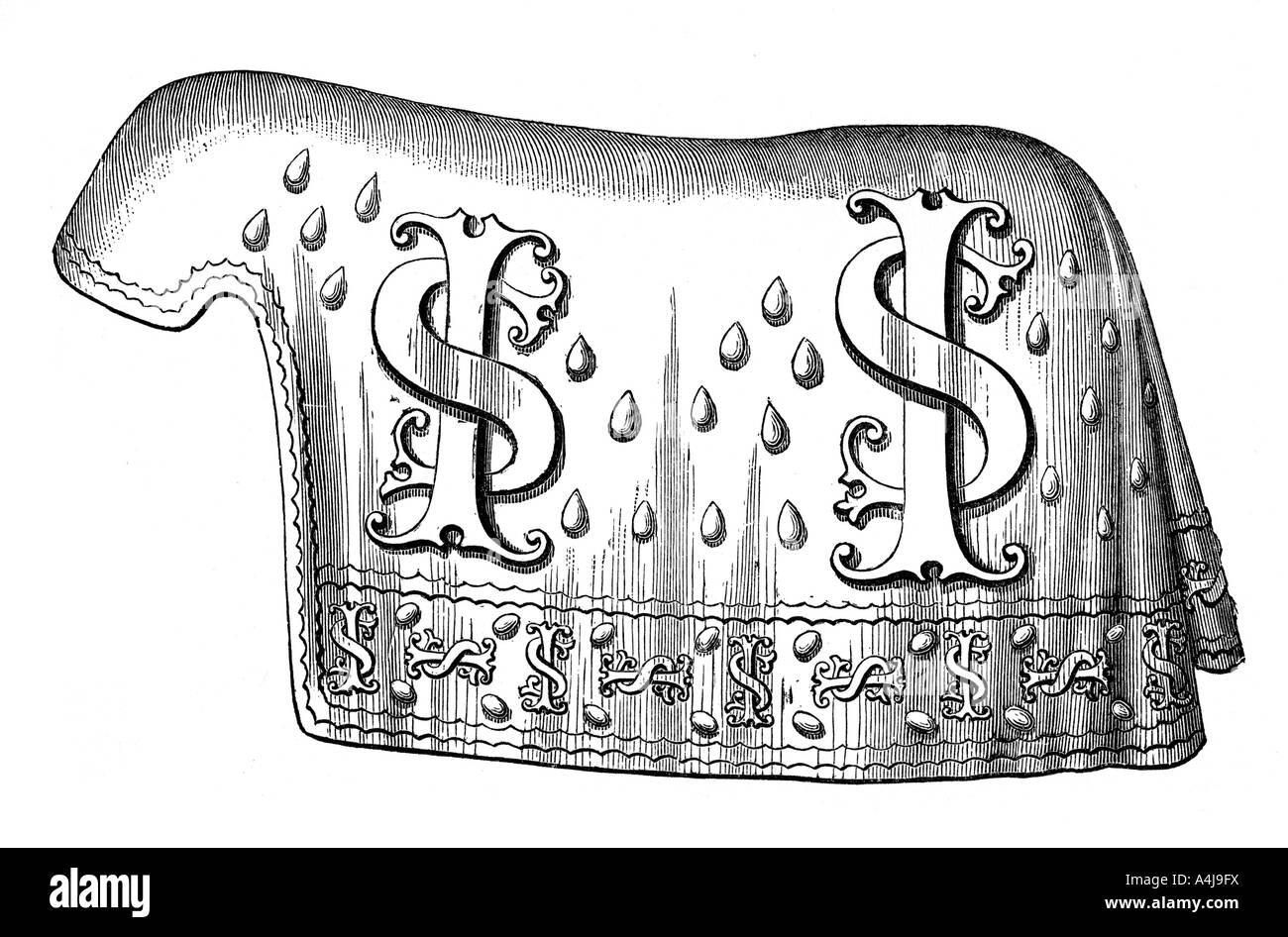 The caparison of the horse of Queen Isabella of Spain, 15th century ...