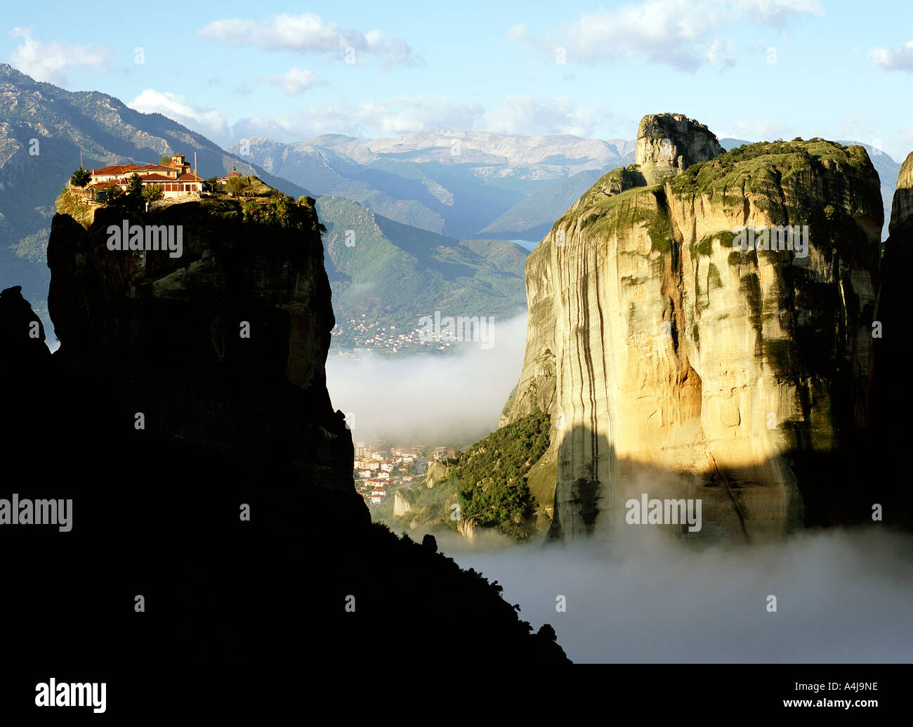 Monastery of Holy Trinity at Meteora, Greece Stock Photo - Alamy