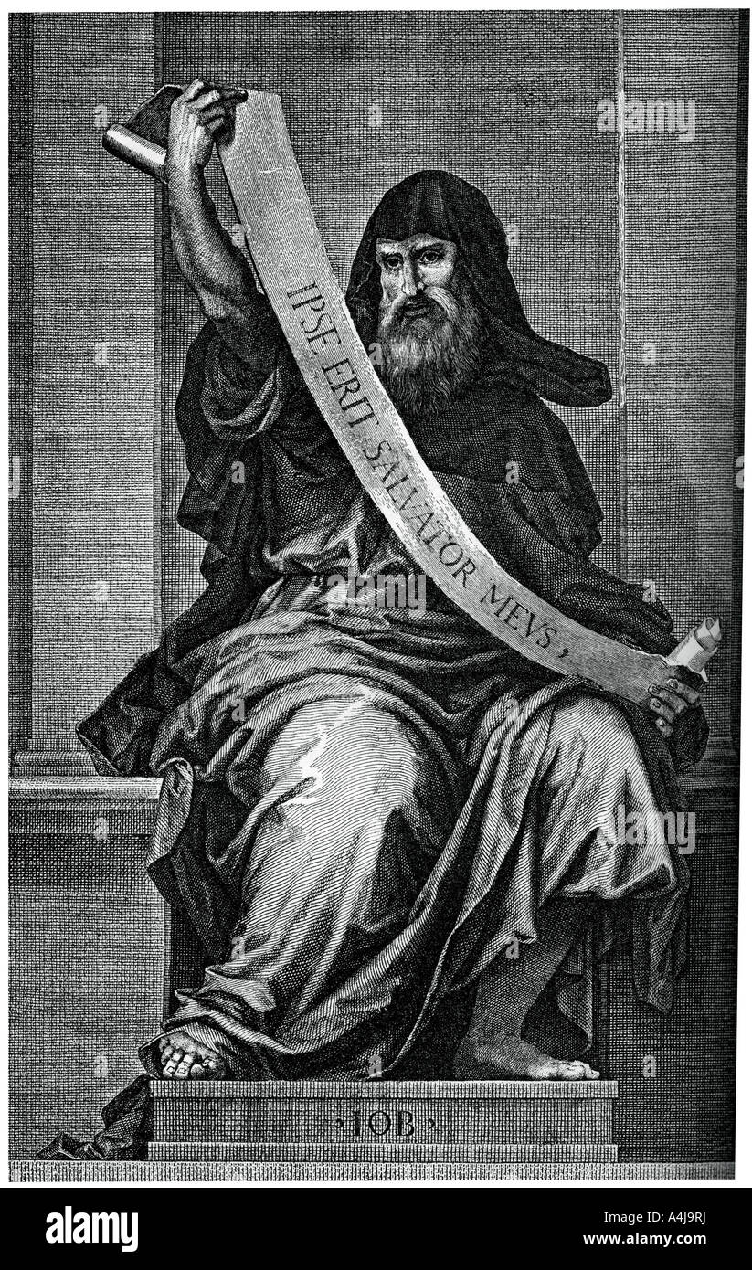 'The Patriarch Job', 15th century, (1870). Artist: Unknown Stock Photo ...