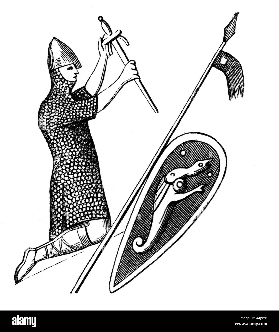 William conqueror shield hi-res stock photography and images - Alamy
