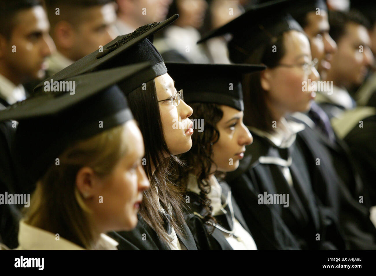 A graduation ceremony at Birmingham University UK Stock Photo - Alamy