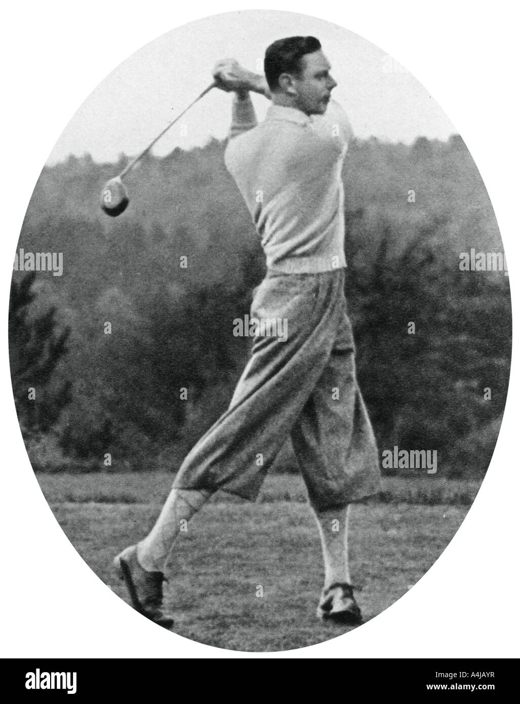 The Duke of York playing golf in 1934, (1937). Artist: Unknown Stock ...