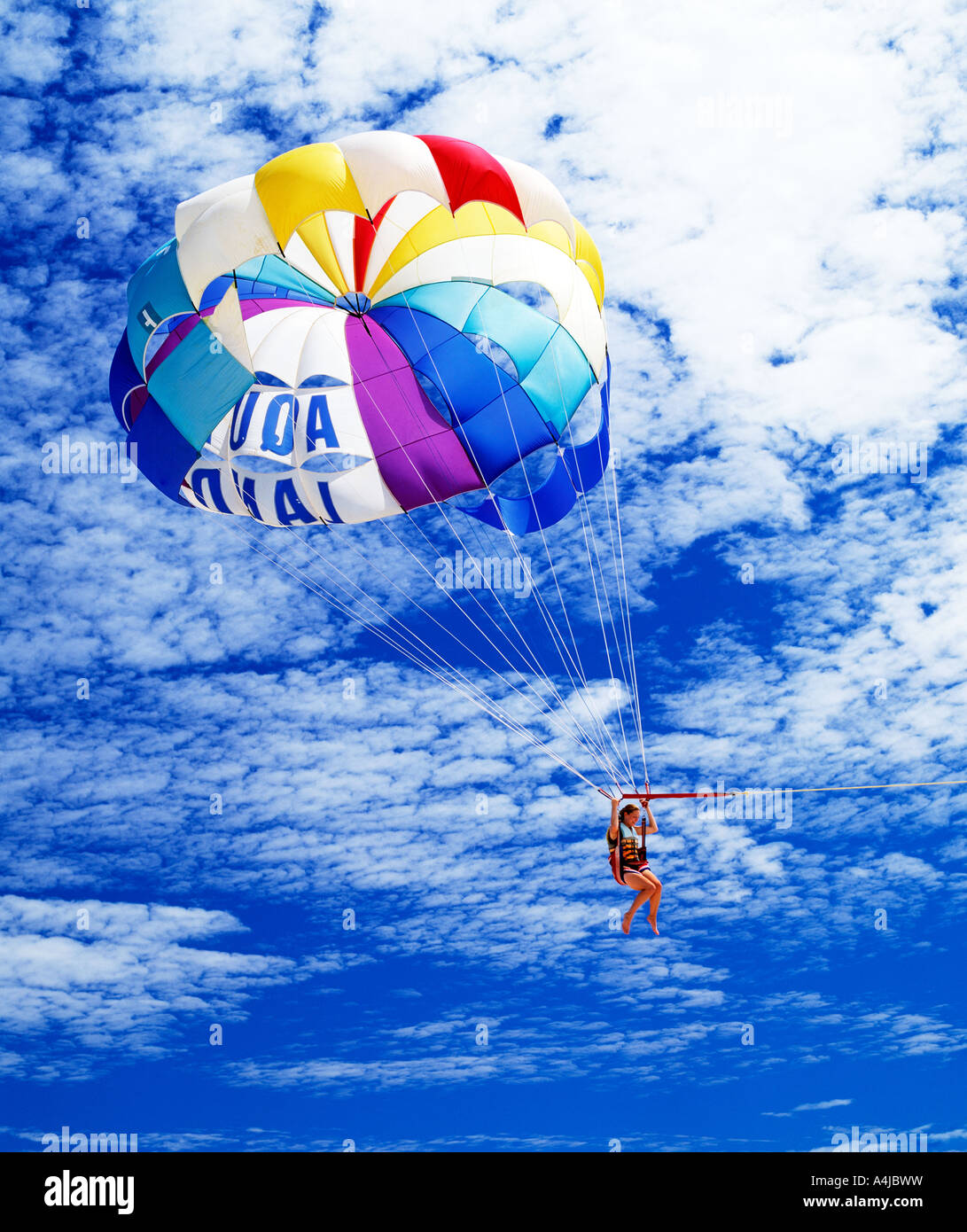 balooning south seas,against blue sky Stock Photo - Alamy
