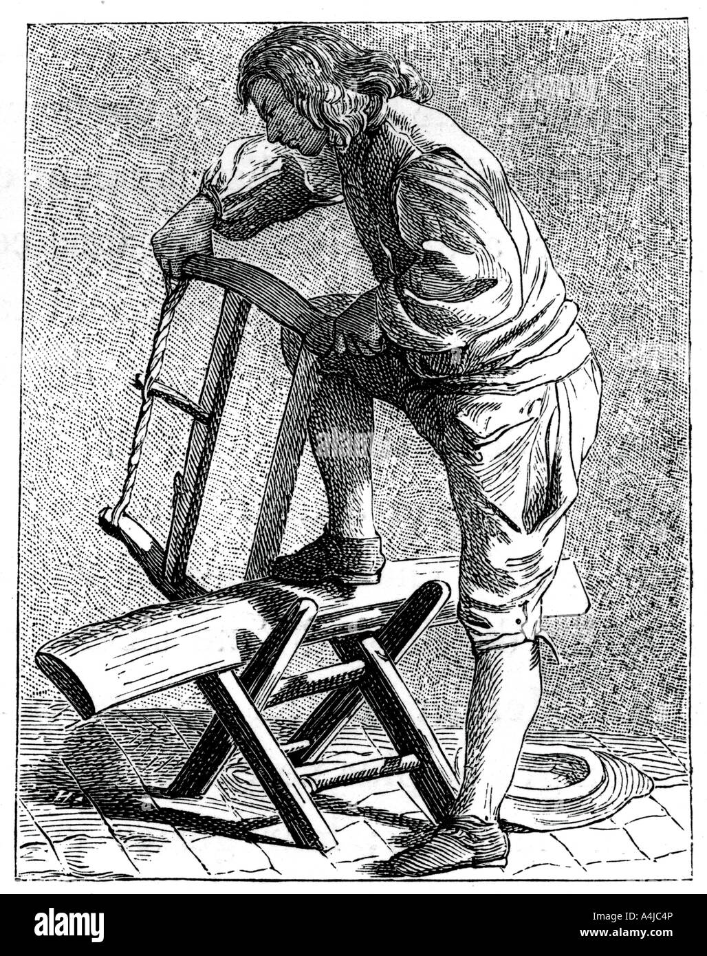 Carpenter 18th century hi-res stock photography and images - Alamy