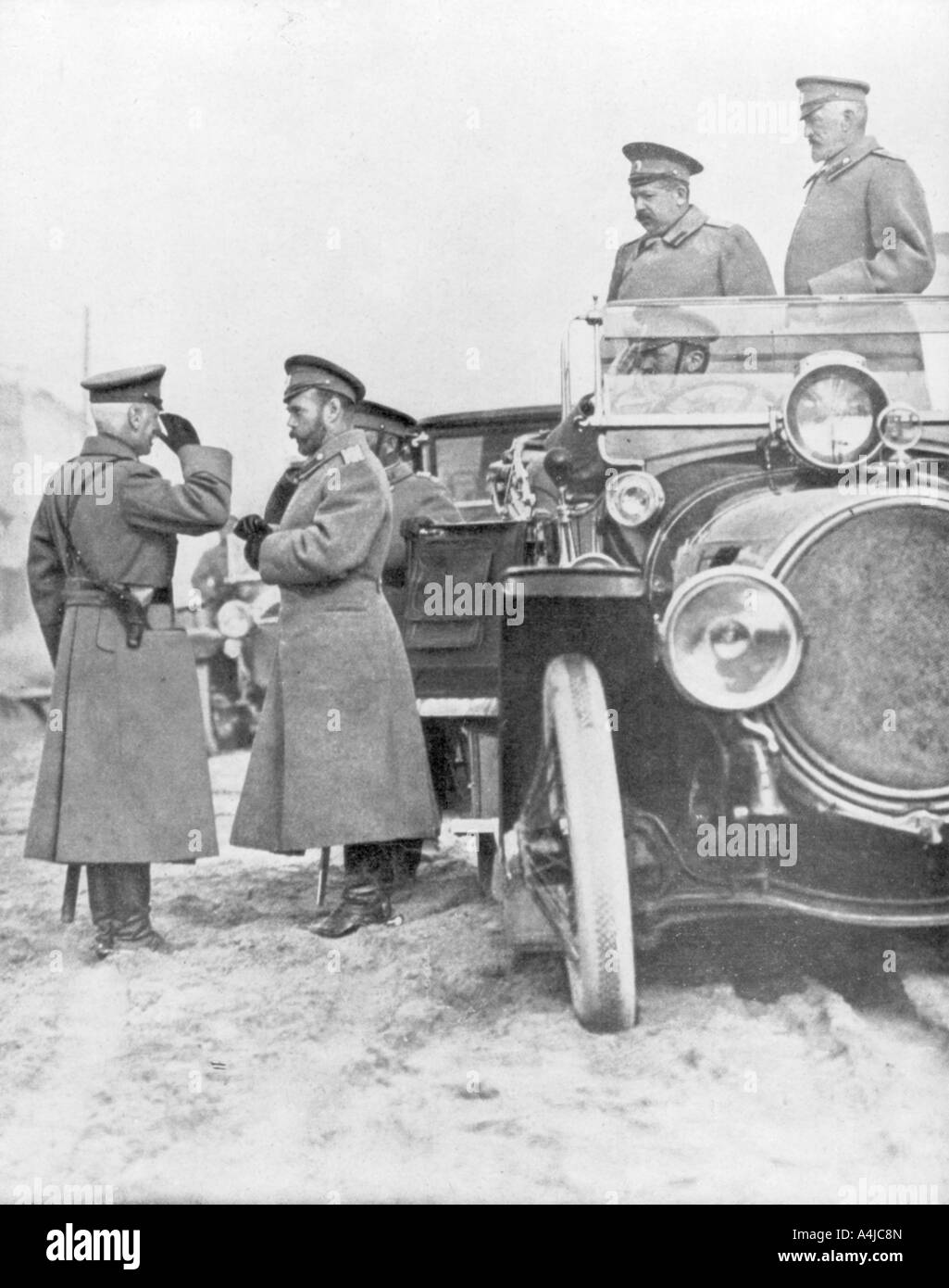 Car saluting Black and White Stock Photos & Images - Alamy