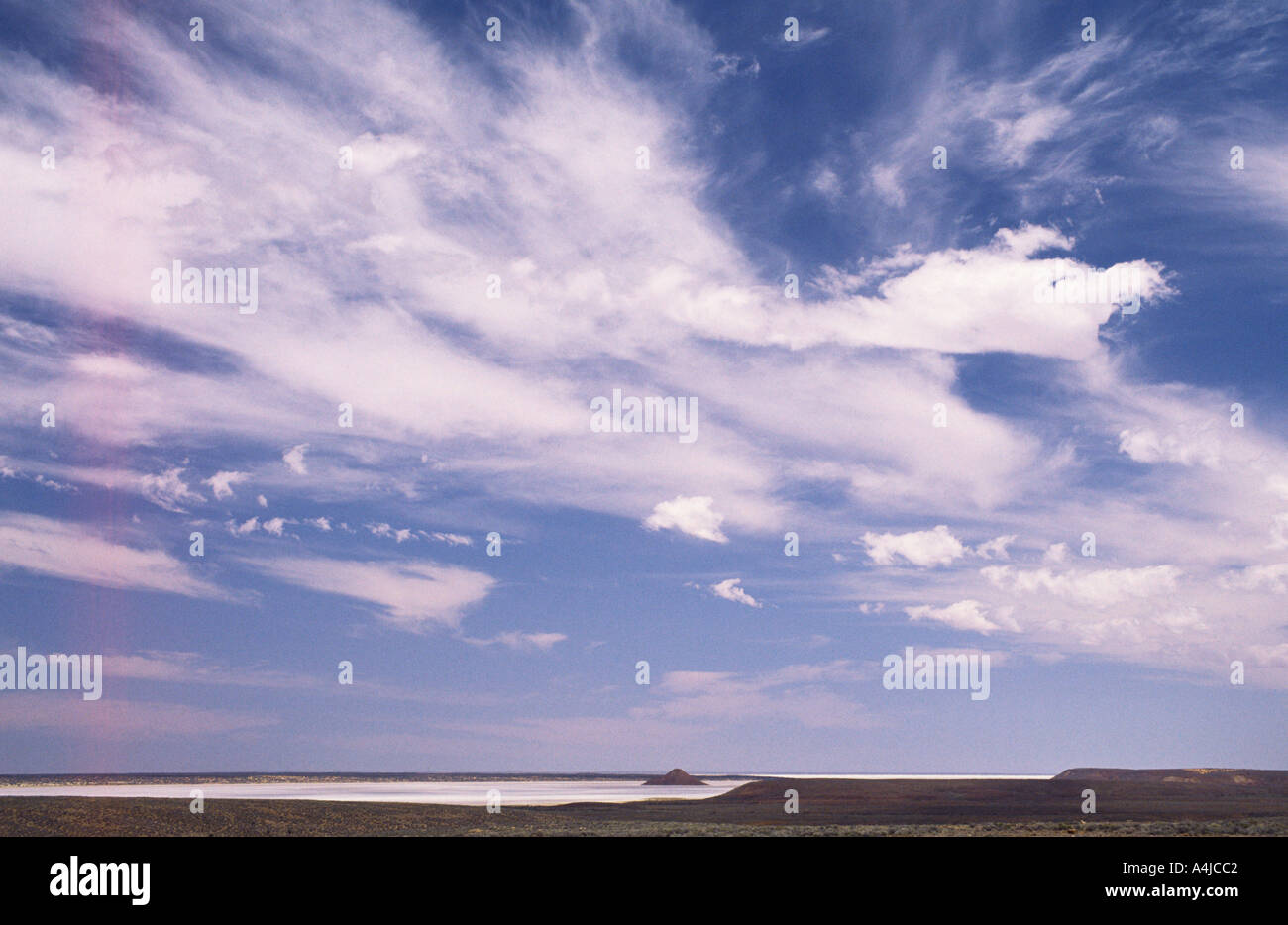 Inland salt water lagoon Stock Photo - Alamy