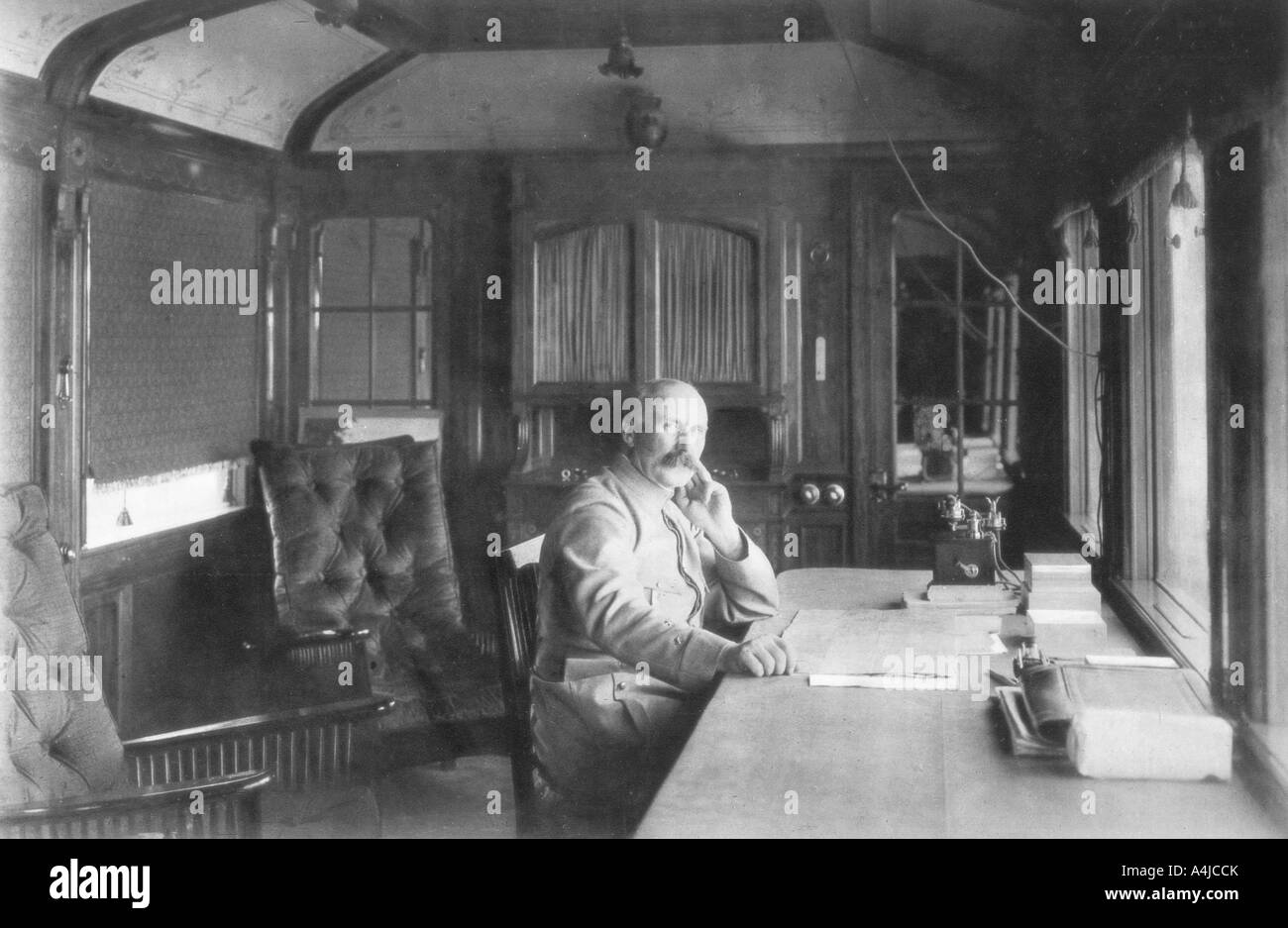 General Philippe Petain, commander of the French Second Army, Verdun ...