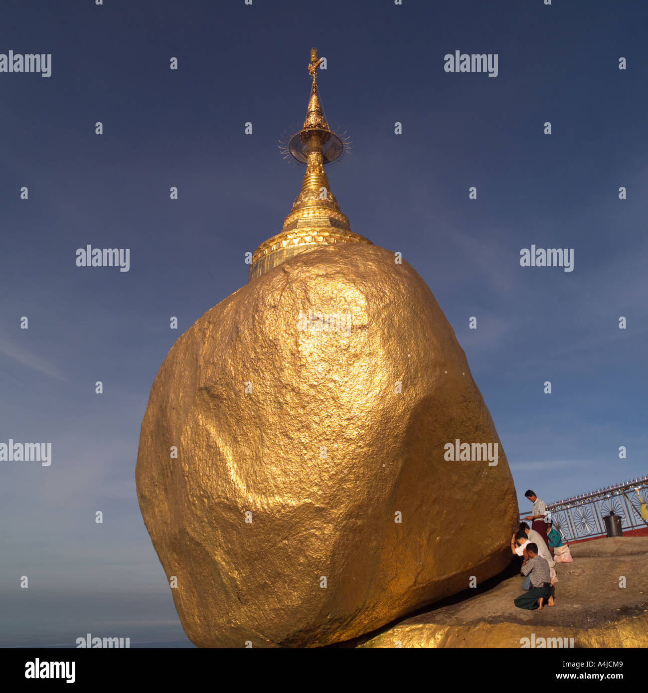 Pilgrims at gold rock shrine hi-res stock photography and images - Alamy