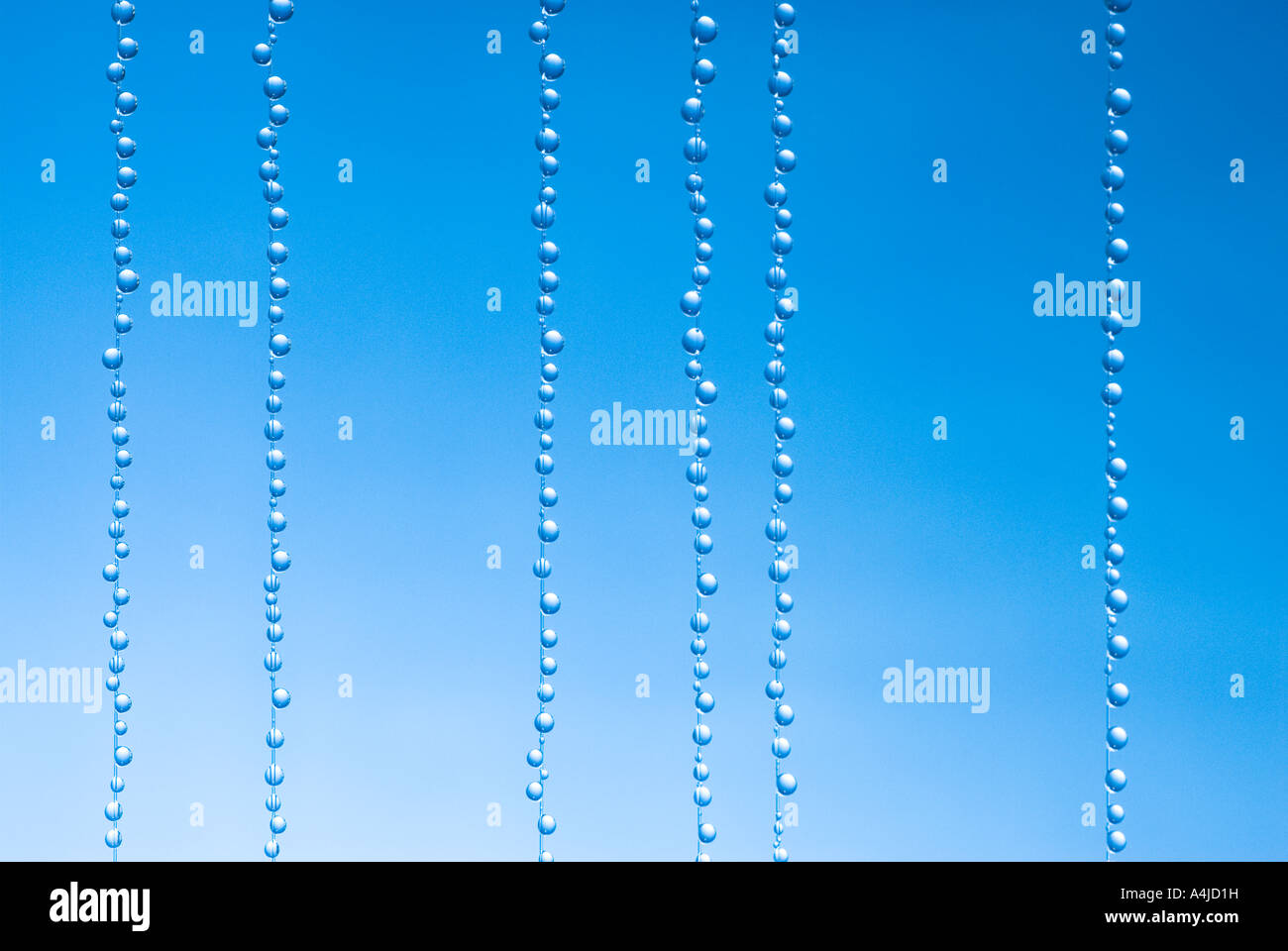 many small blue water drops Stock Photo - Alamy