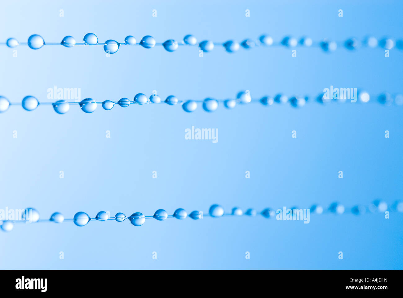 many small blue water drops Stock Photo - Alamy