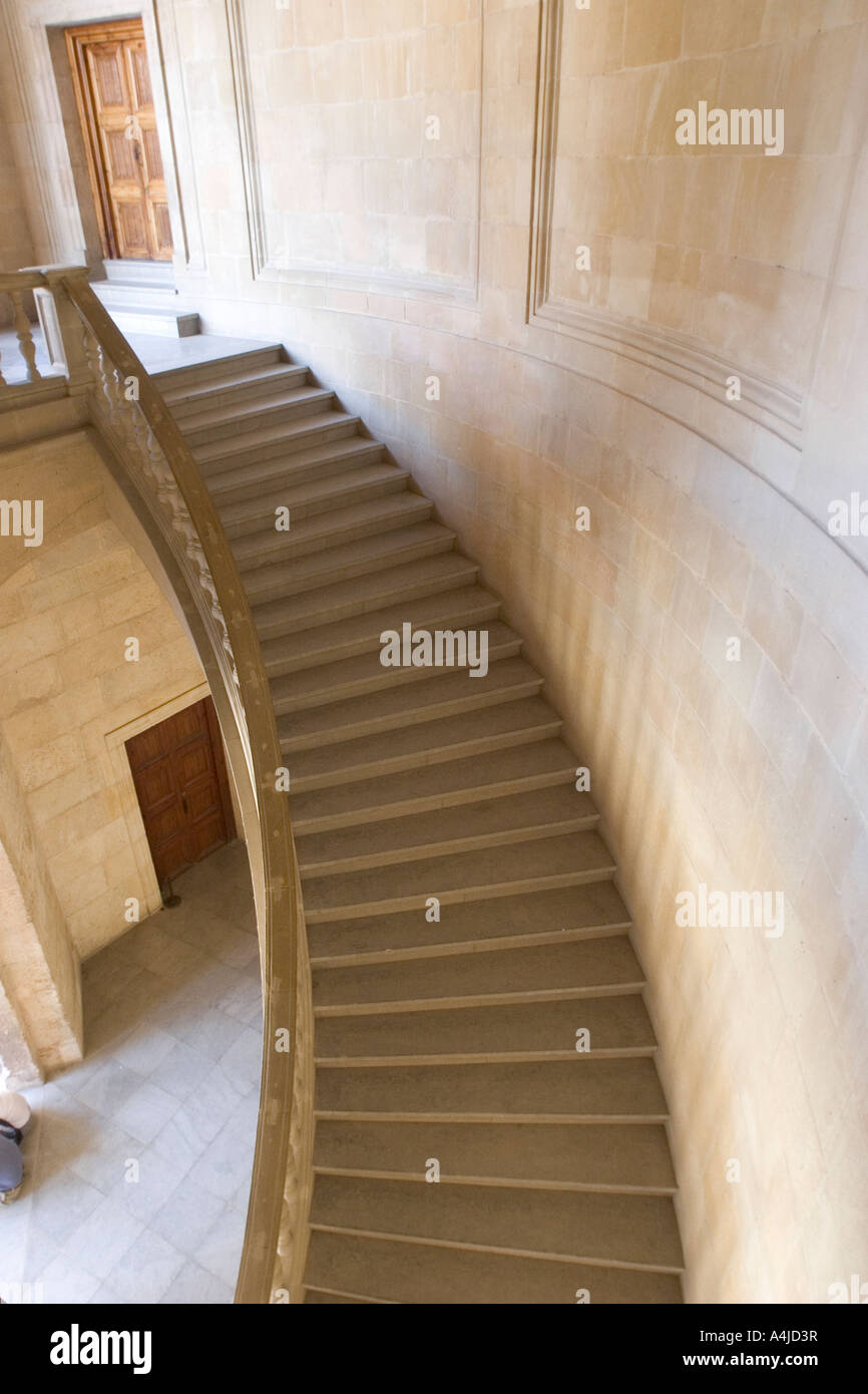 Alhambra palace granada spain staircase hi-res stock photography and ...