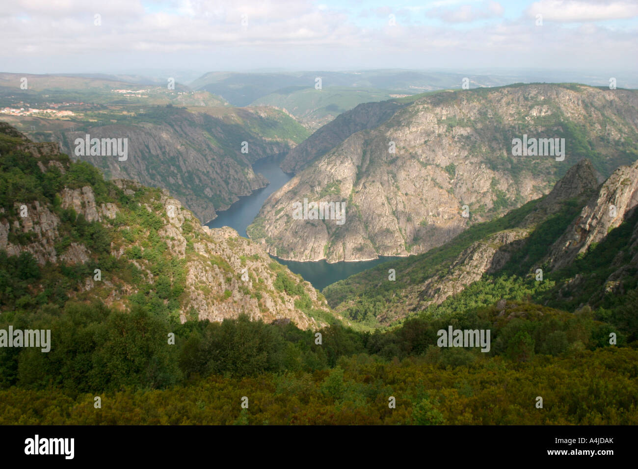 Gargantas del Sil, Canyons of the River Sil, Galicia, Spain Stock Photo ...