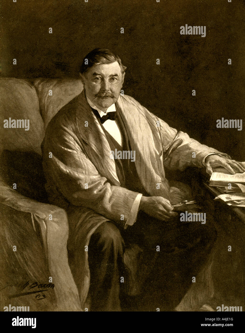 Thomas Power O'Connor, Irish journalist and MP, 1910.Artist: John Henry ...