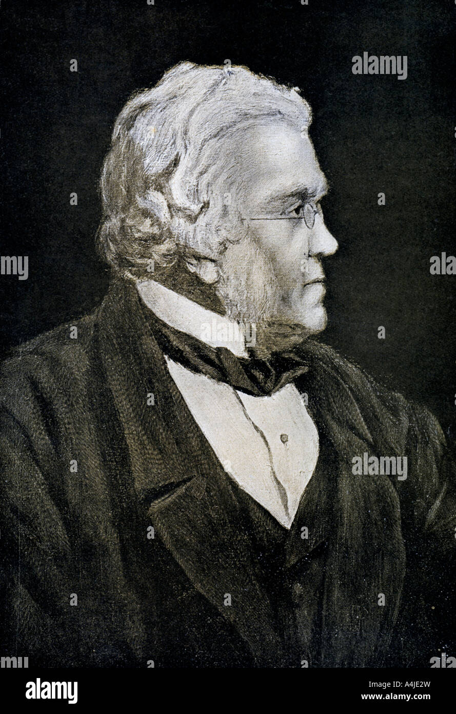 William Makepeace Thackeray, English novelist of the 19th century ...