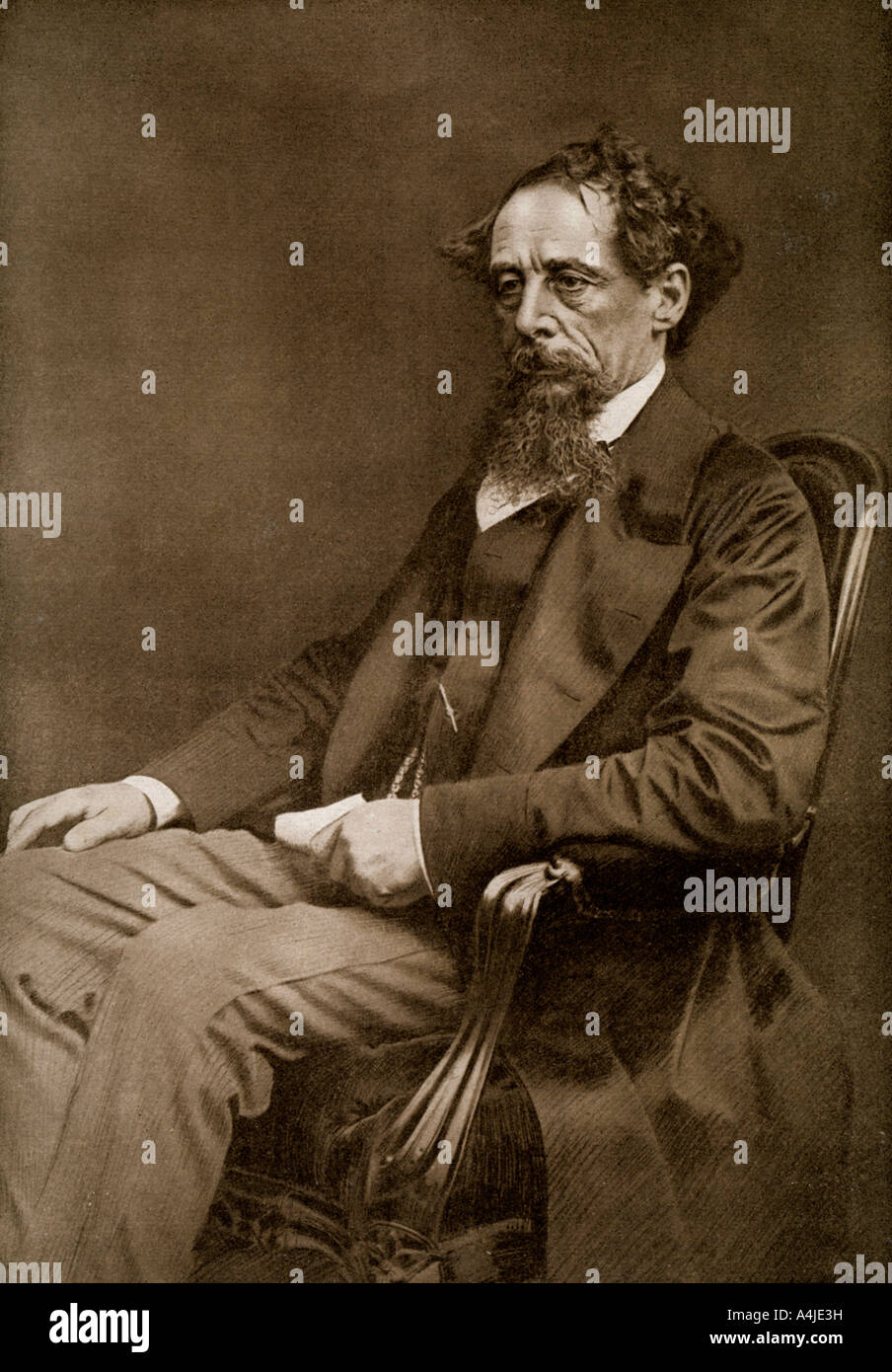 Portrait charles dickens photograph hi-res stock photography and images ...