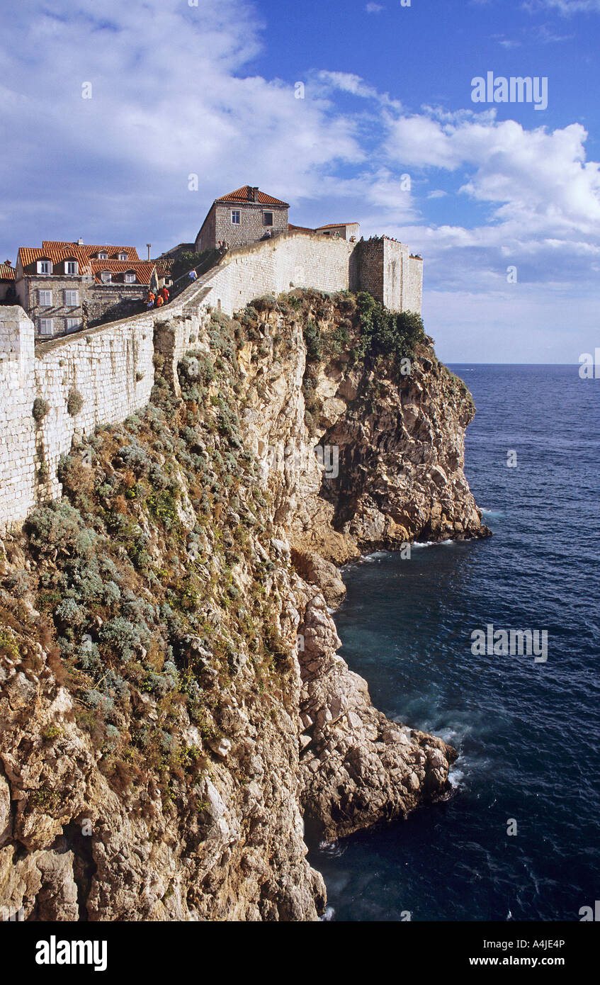 City fortifications of Dubrovnik Stock Photo - Alamy