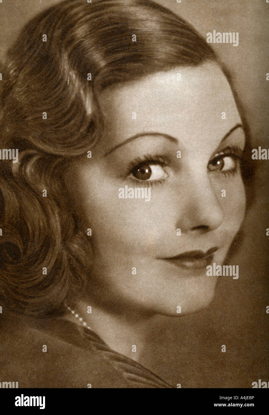 Elizabeth Allan, English actress, 1933. Artist: Unknown Stock Photo - Alamy