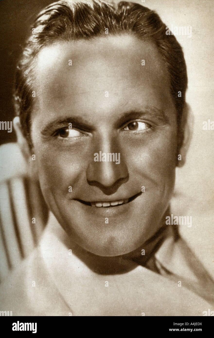 Fredric March, American actor, 1933. Artist: Unknown Stock Photo - Alamy