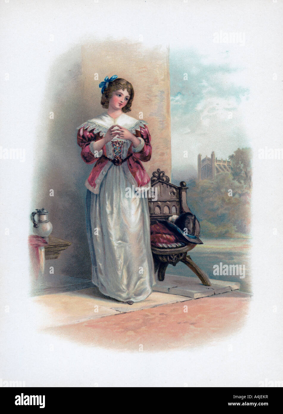 'Ann Page', 1891.Artist: A Calcott Stock Photo - Alamy