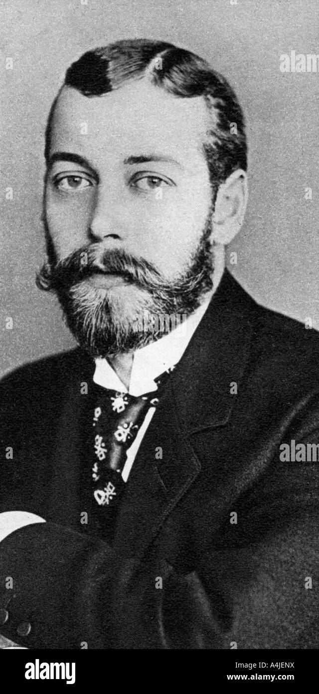Prince George, (the future King George V), late 19th-early 20th century ...