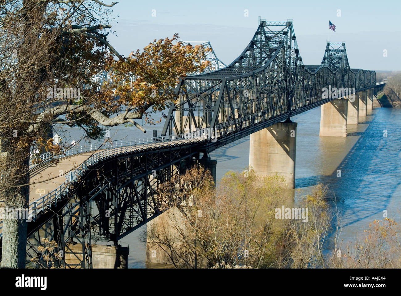 Old vicksburg bridge hi-res stock photography and images - Alamy