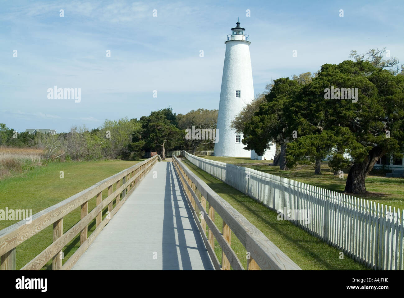 Ocracoke Lighthouse, North Carolina, 1823 Architect: Noah Porter Stock ...