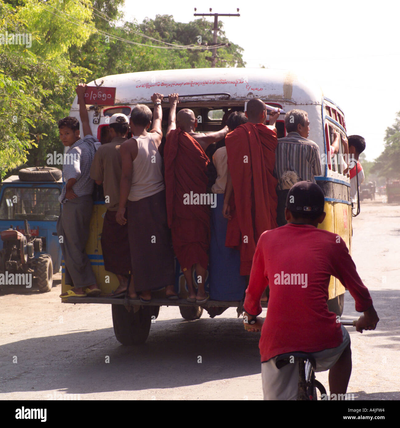 Burmese buses hi-res stock photography and images - Alamy