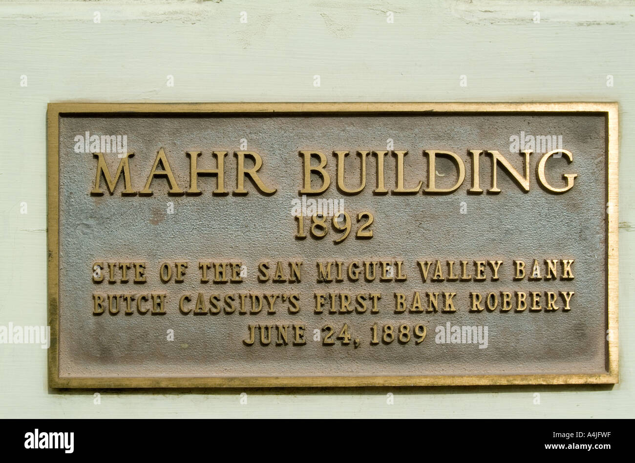 Mahr building telluride hi-res stock photography and images - Alamy