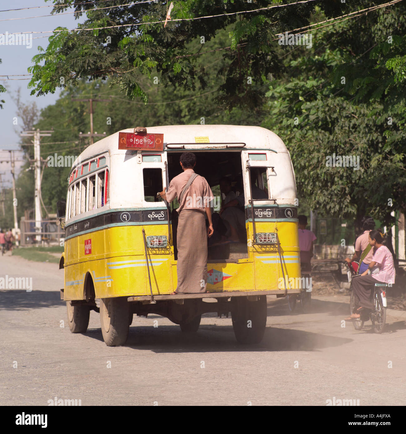 Burmese buses hi-res stock photography and images - Alamy